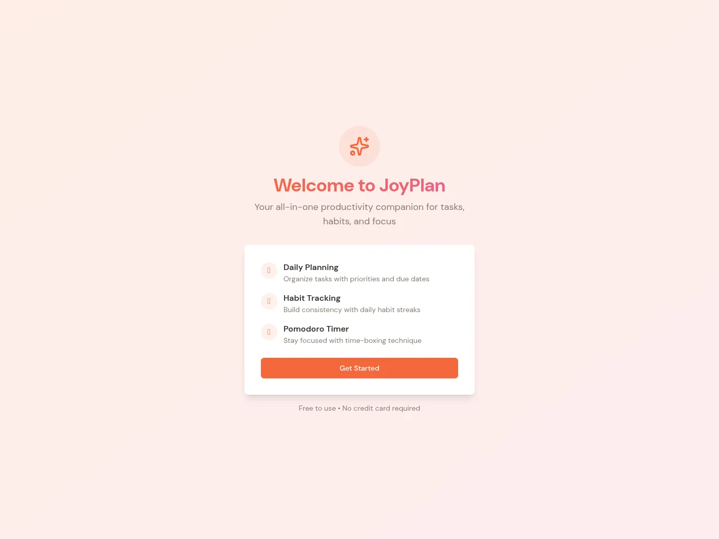 JoyPlan Clone