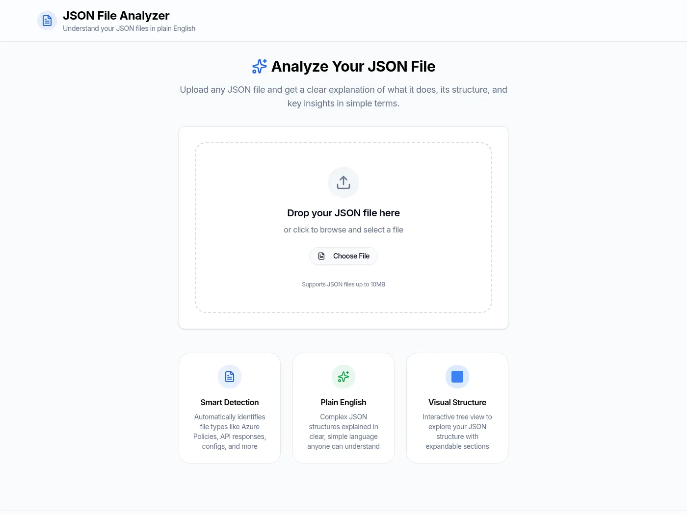 JSON File Analyzer