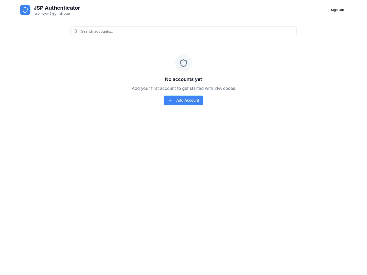 JSP Authenticator – Universal Authentication App