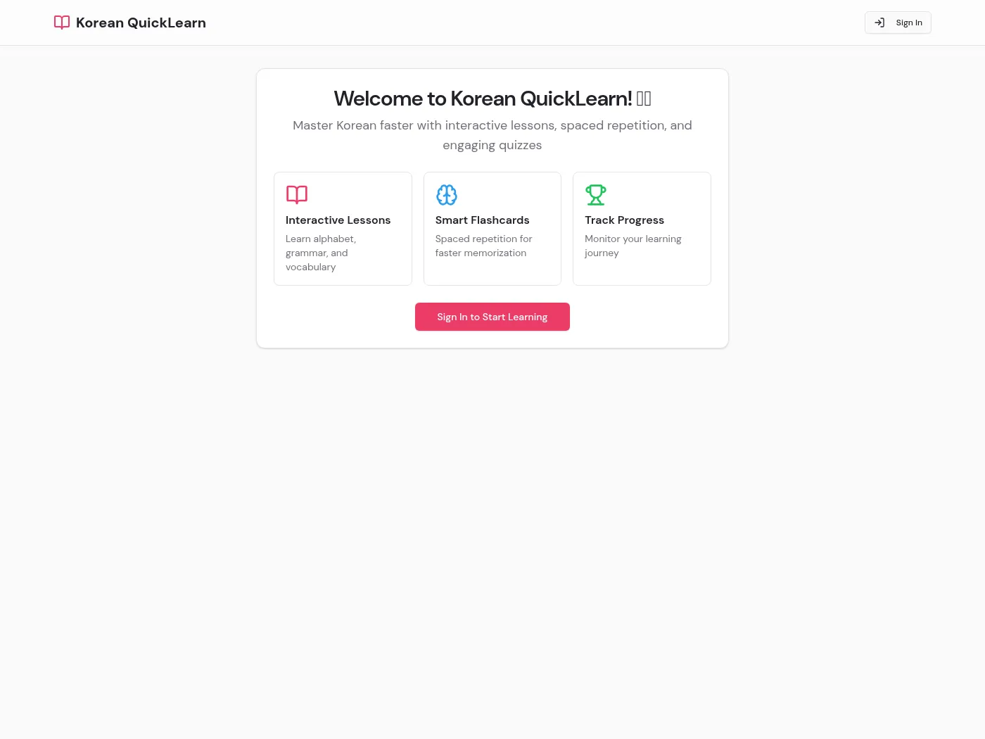 Korean QuickLearn