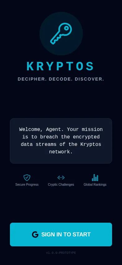 Kryptos Game | Built with Blink