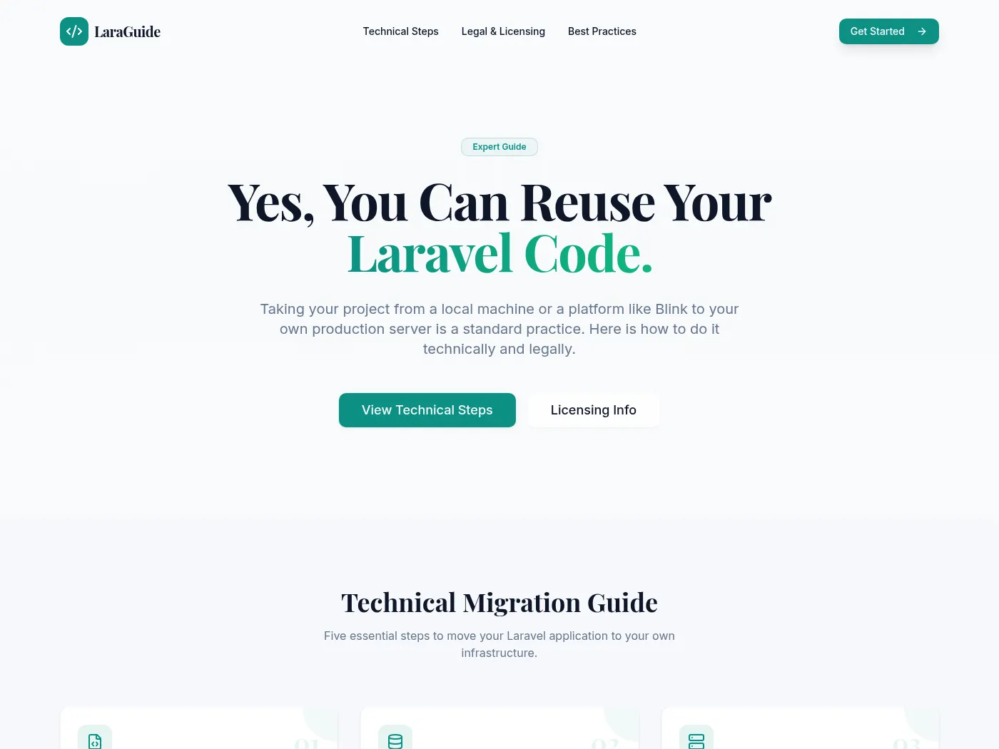 Laravel Code Reuse Guide