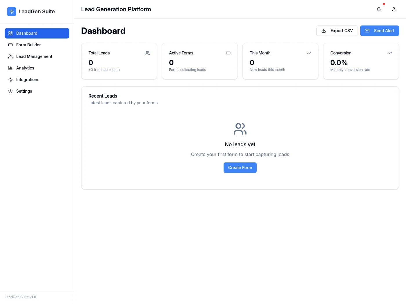 LeadGen Suite: All-in-One Lead Management and Analytics Platform