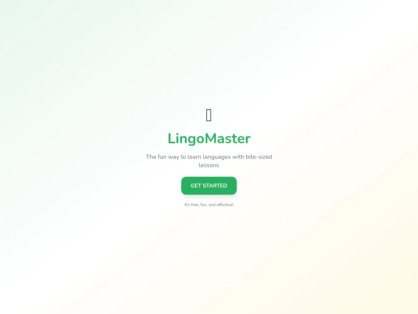 LingoMaster – Interactive Language Learning Platform