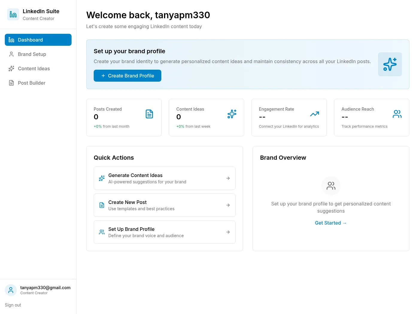 LinkedIn Content Creator Suite