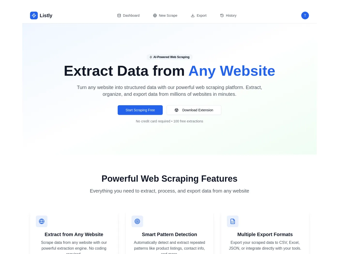 Listly Clone - List Creation and Sharing Platform