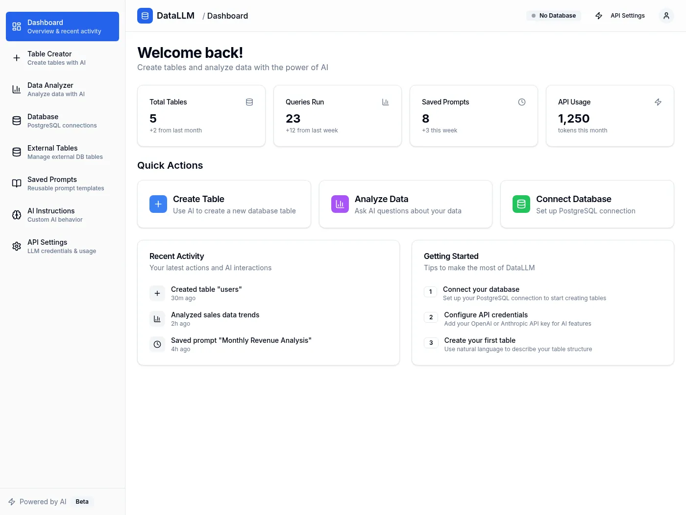 LLM-Powered Data Table Creator & Analyzer (Remix)