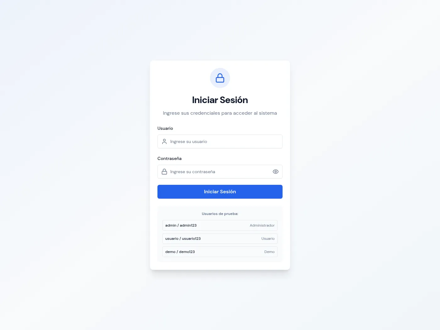 Ejemplo de Login Amigable con PHP y React usando API REST