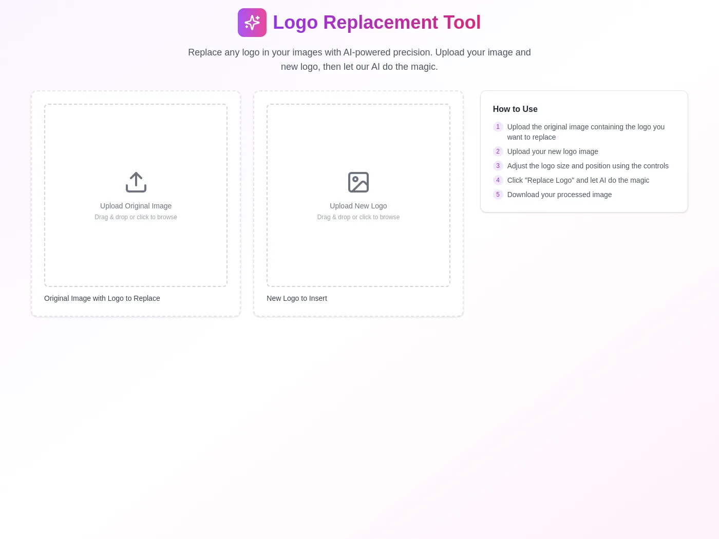 Logo Replacement Tool