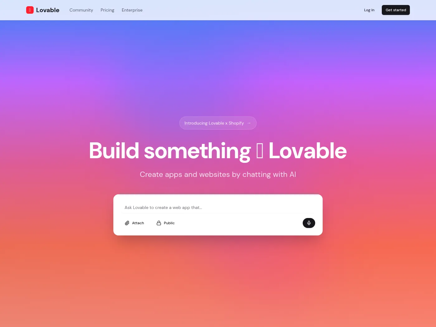 Lovable Clone Web App
