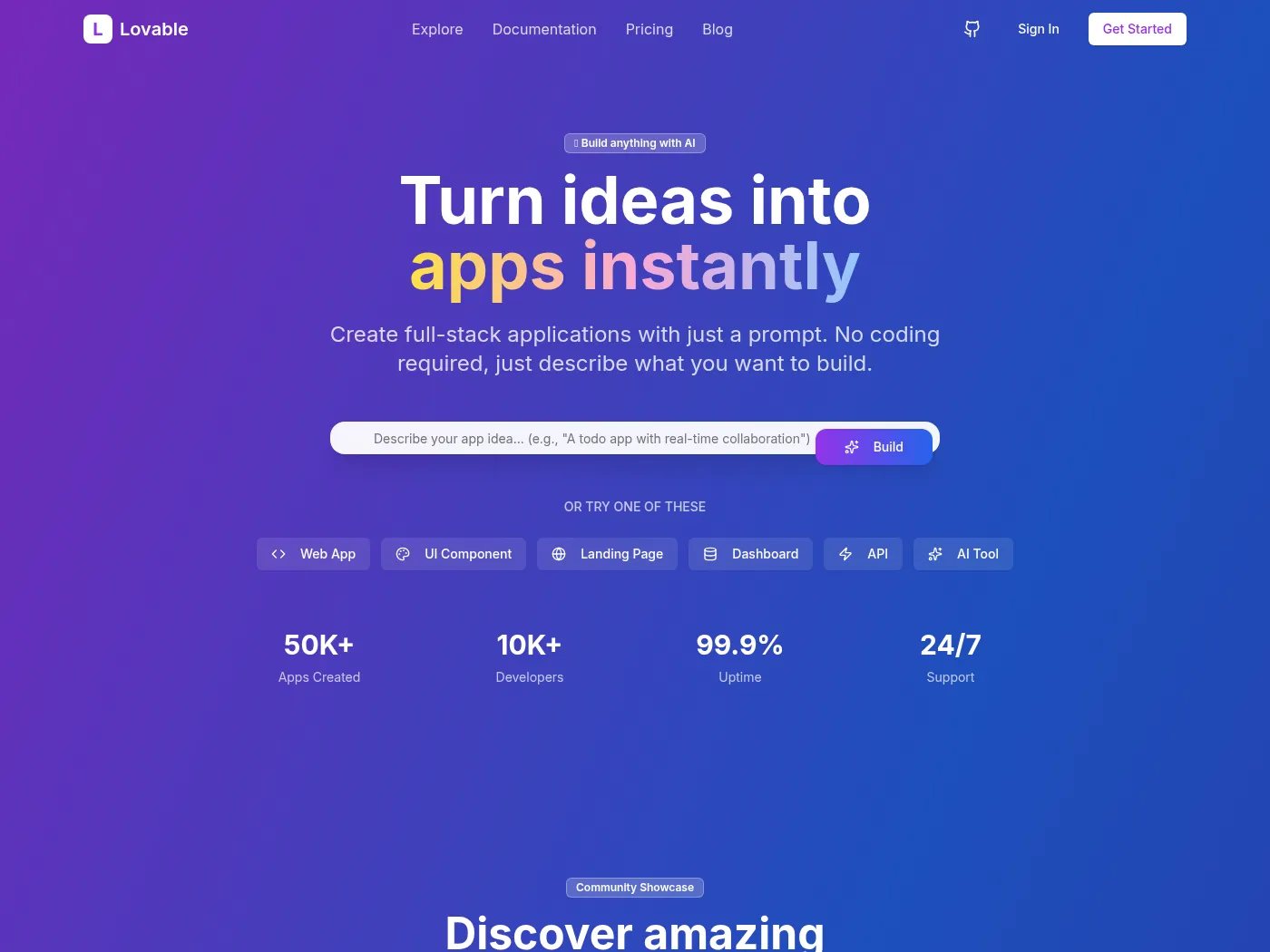 Lovable.dev Clone