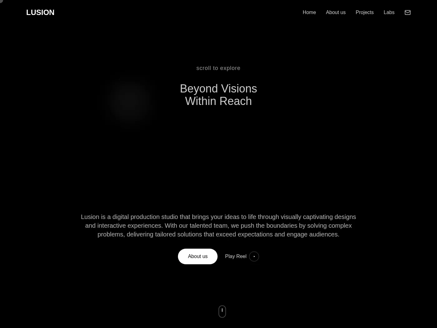 Lusion Creative Studio Website Clone