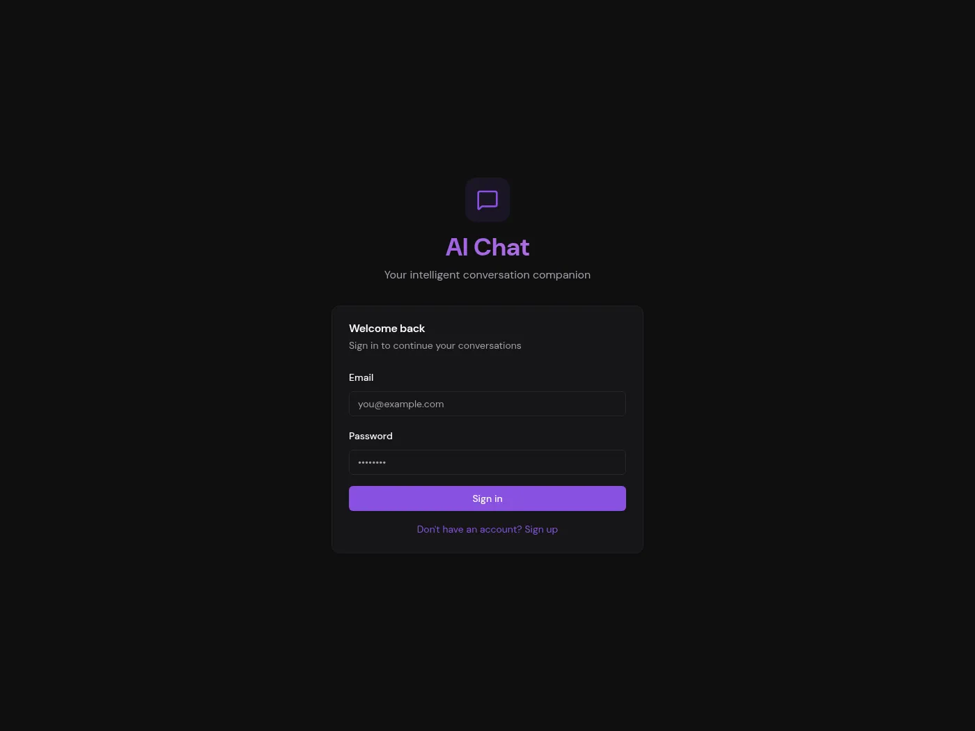 Mean AI Chat App with React