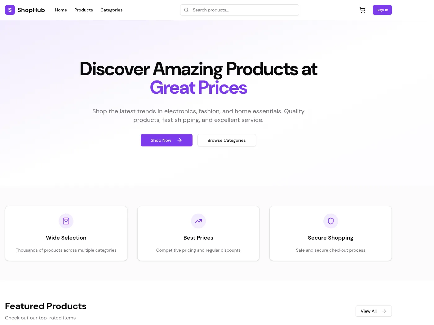 MERN Stack E-commerce Platform