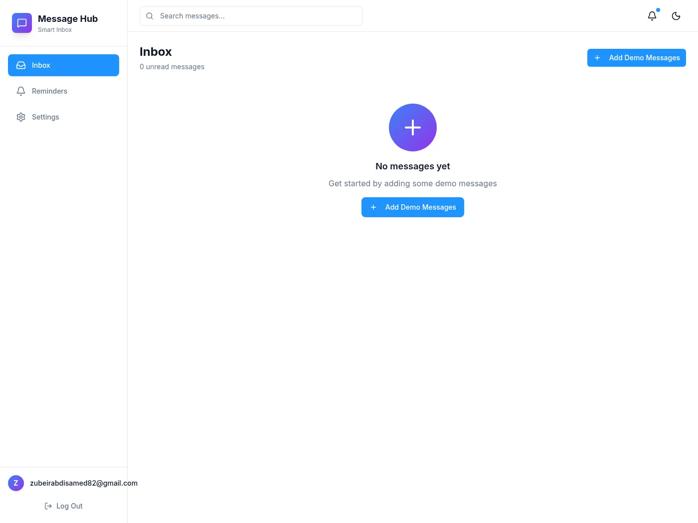 Message Hub: Smart Unified Inbox & Reminder Dashboard for All Your Messages
