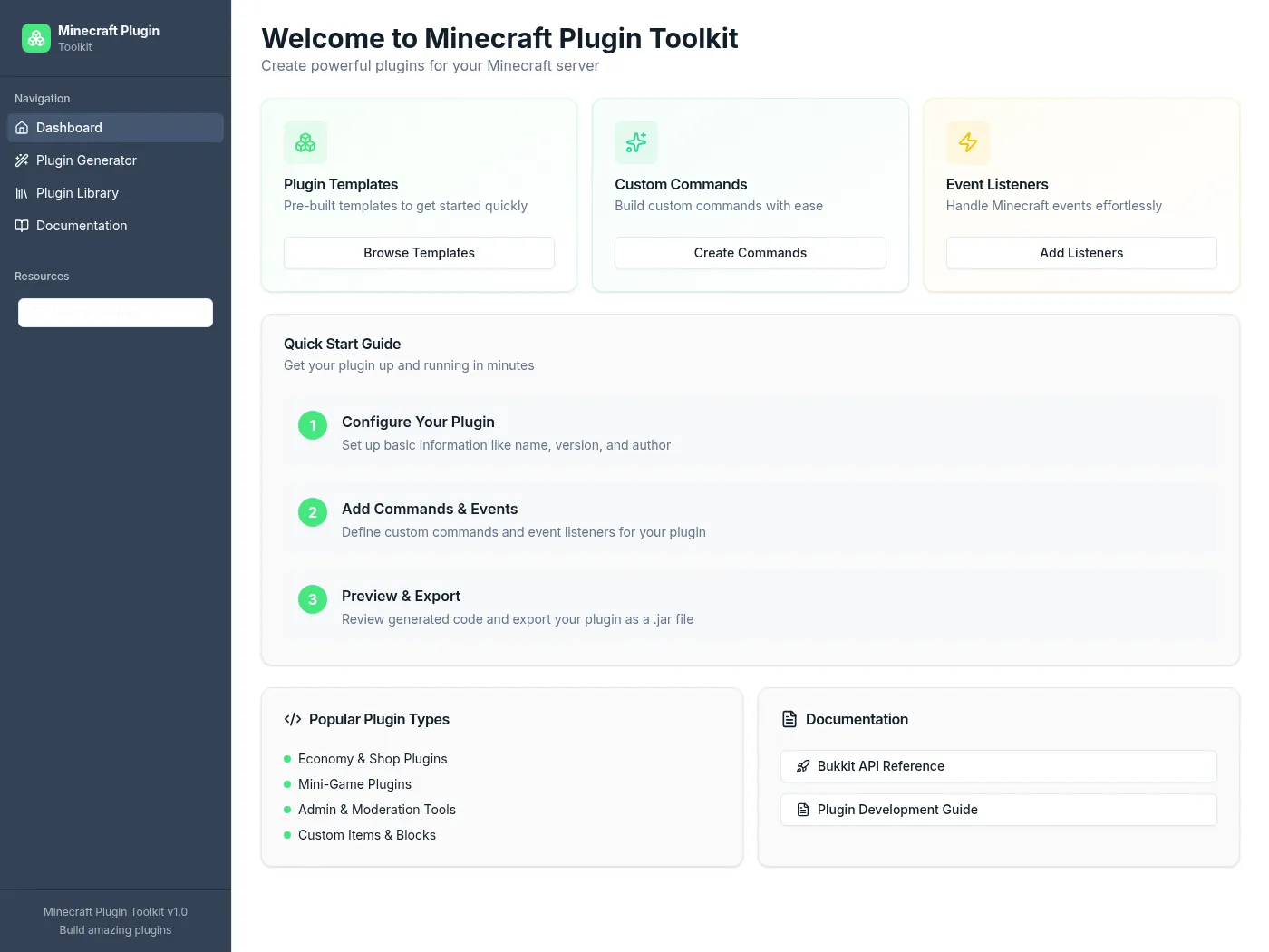 Minecraft Server Plugin Toolkit