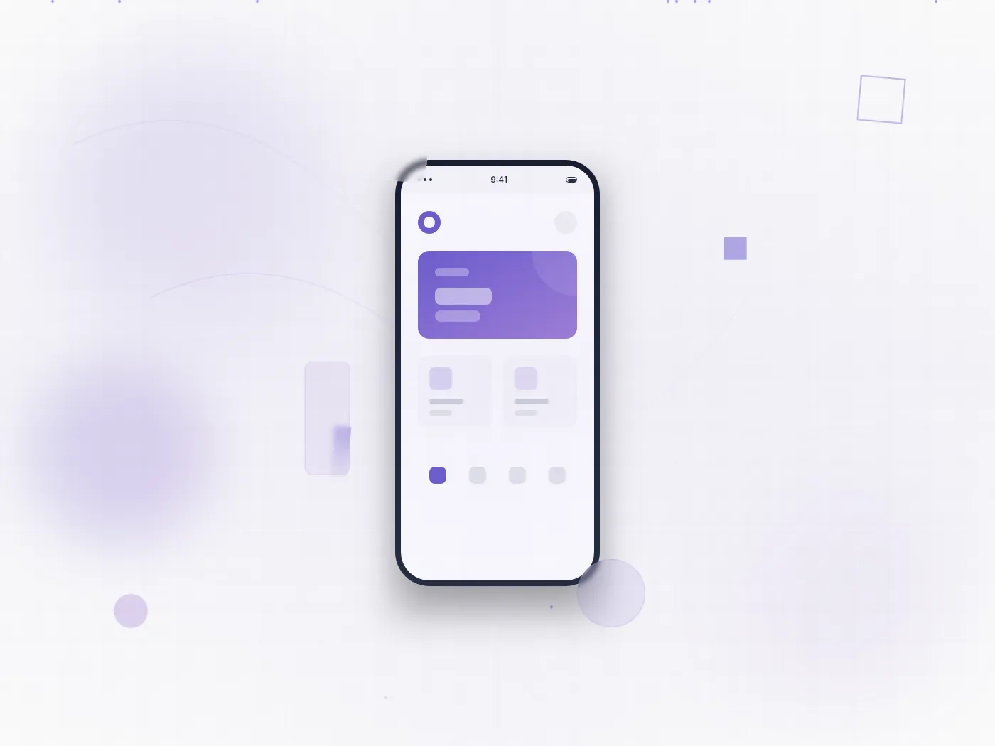 Minimalist Hero Section Visual for Digital Product Landing Page