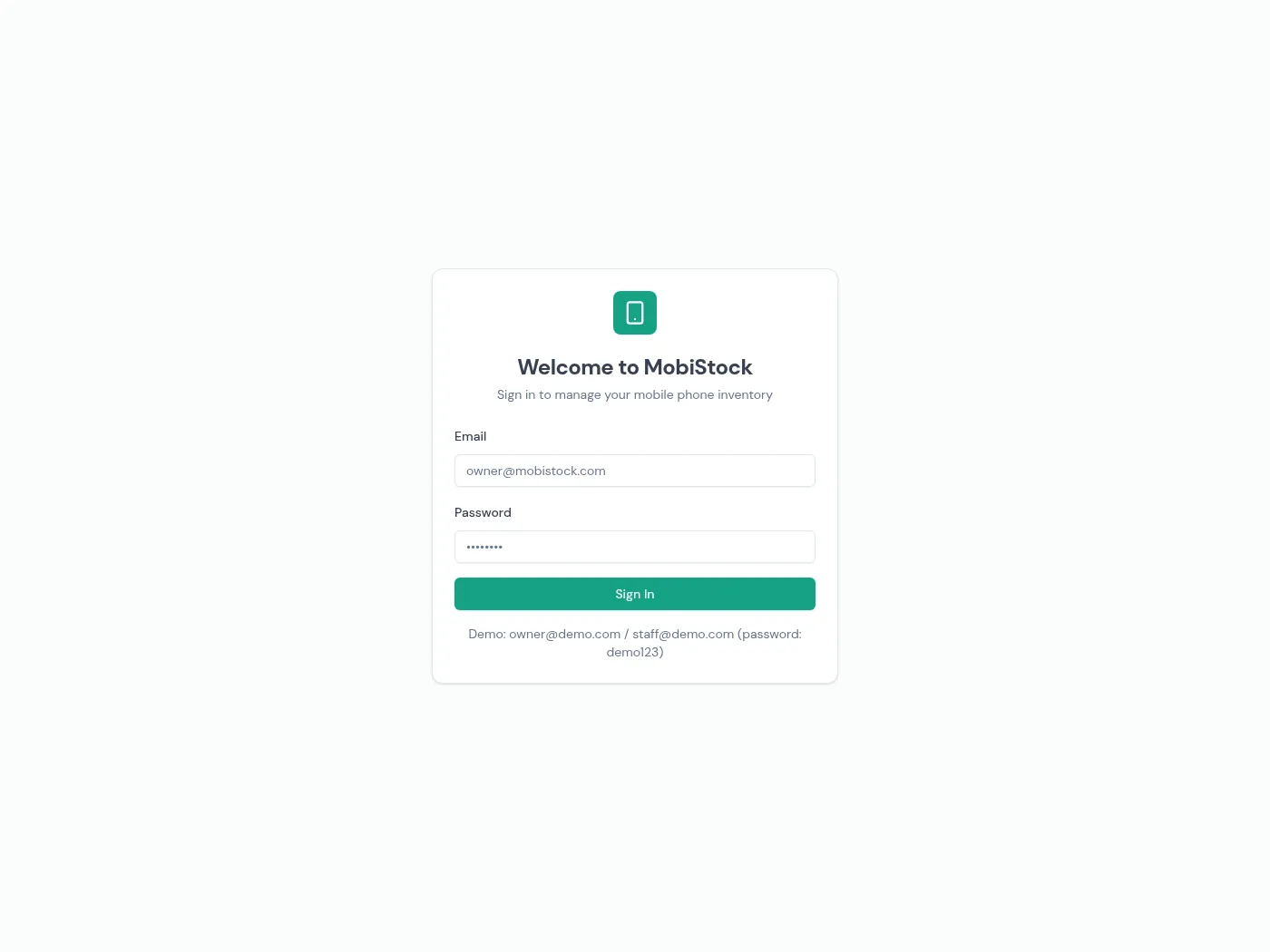 MobiStock No-Code Web App for Mobile Phone Wholesale & Retail (Bangalore)