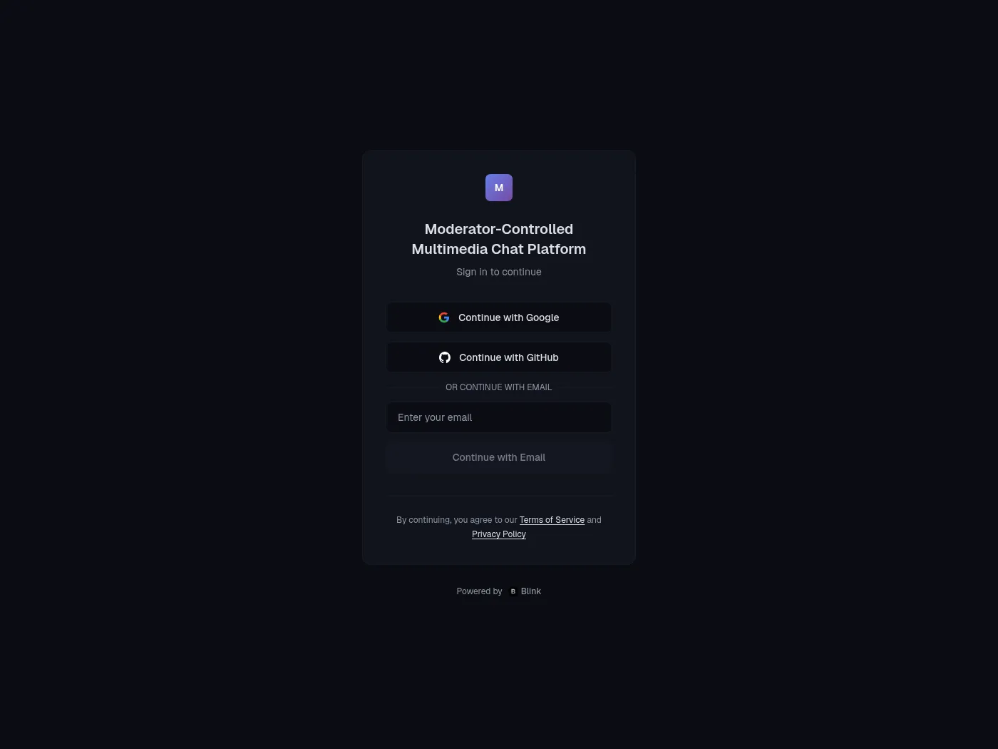 Moderator-Controlled Multimedia Chat Platform