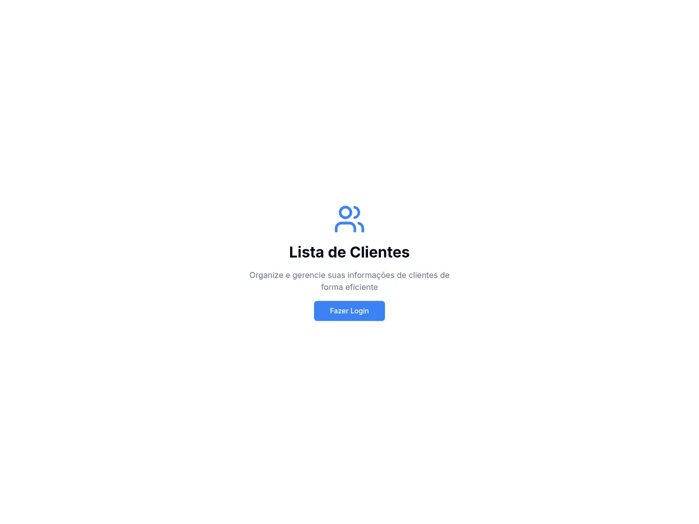 Modern Client List Manager