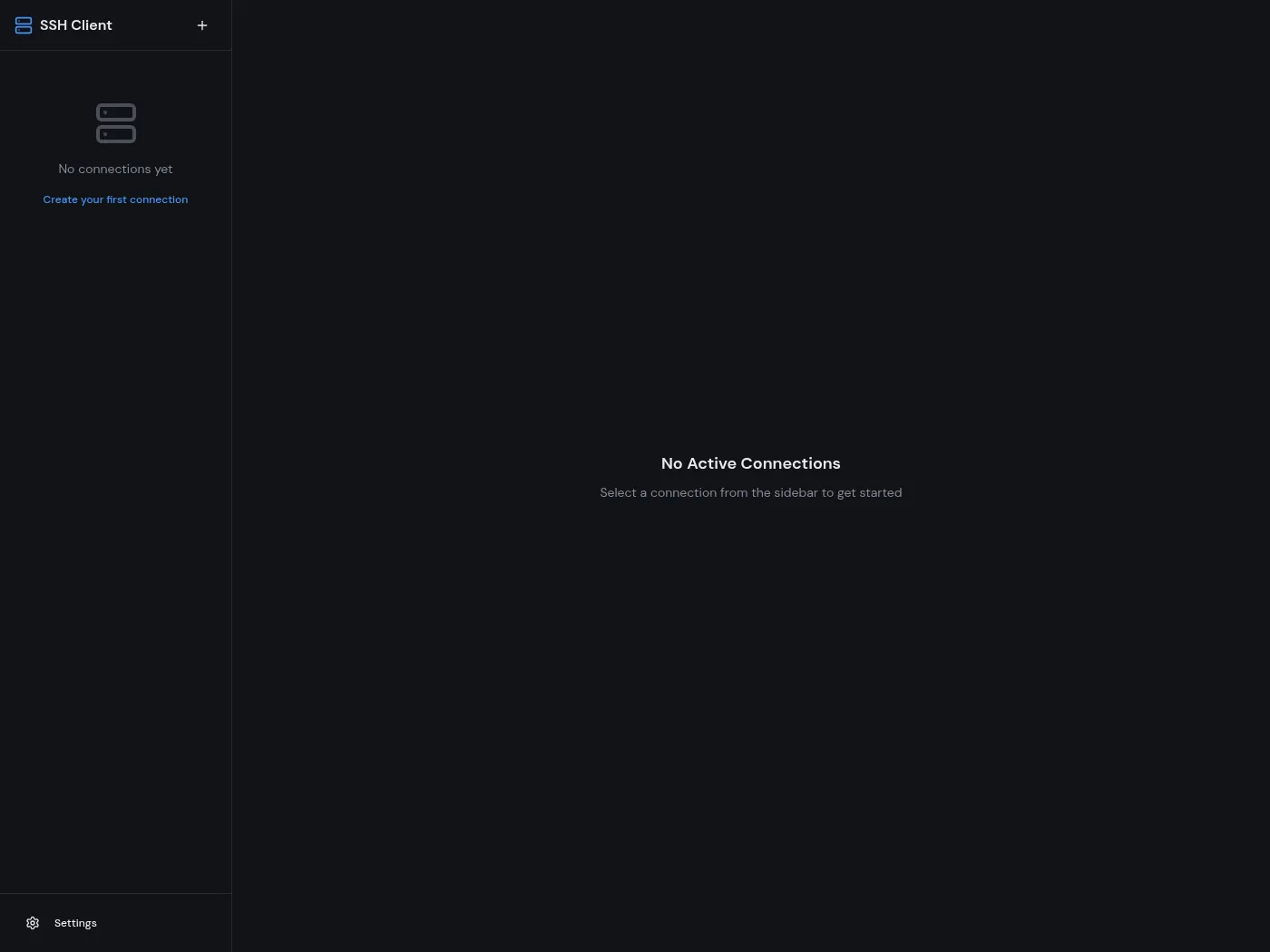 Modern SSH Client Clone (Termius Alternative)