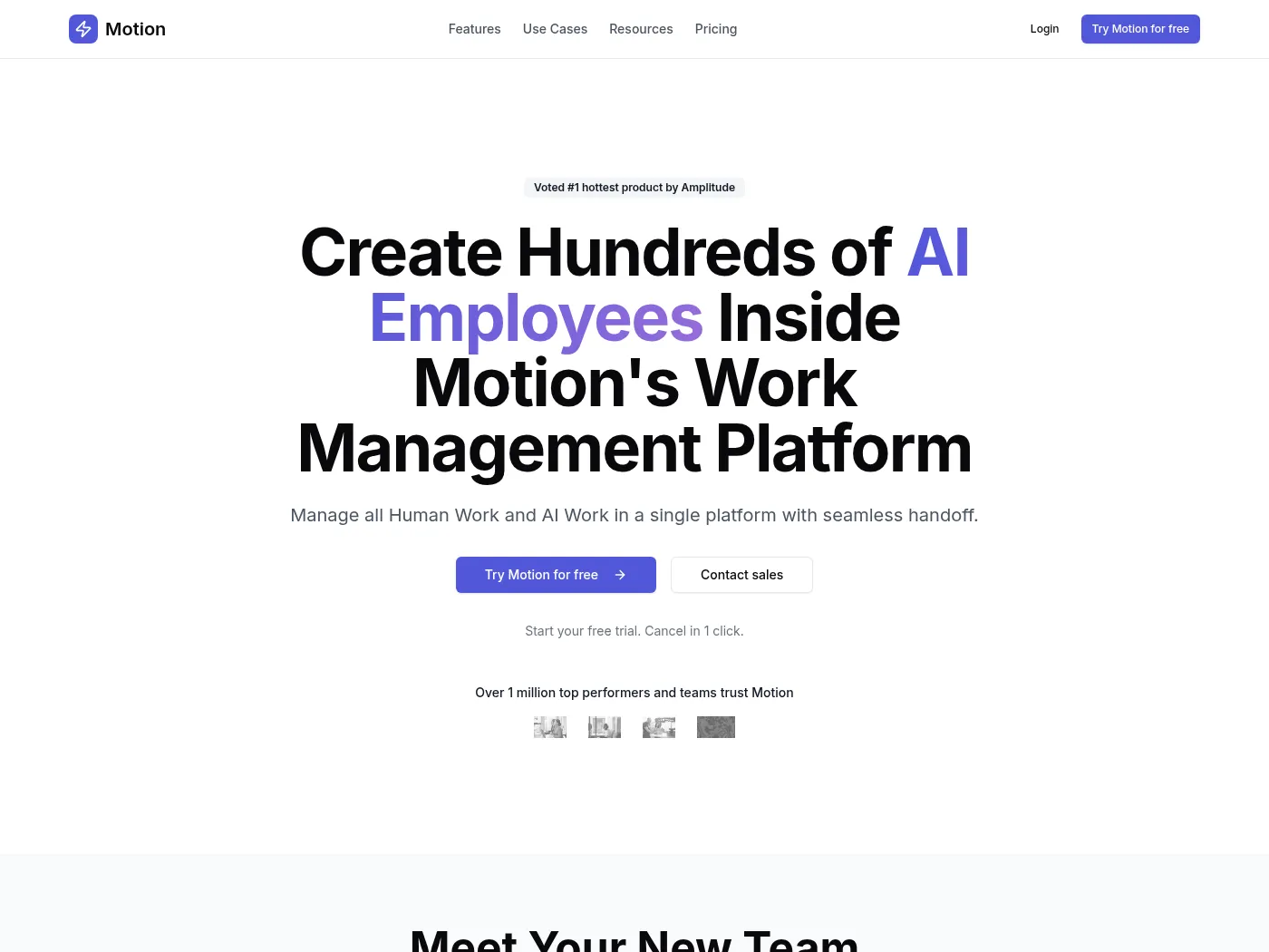 Motion Task Management Clone