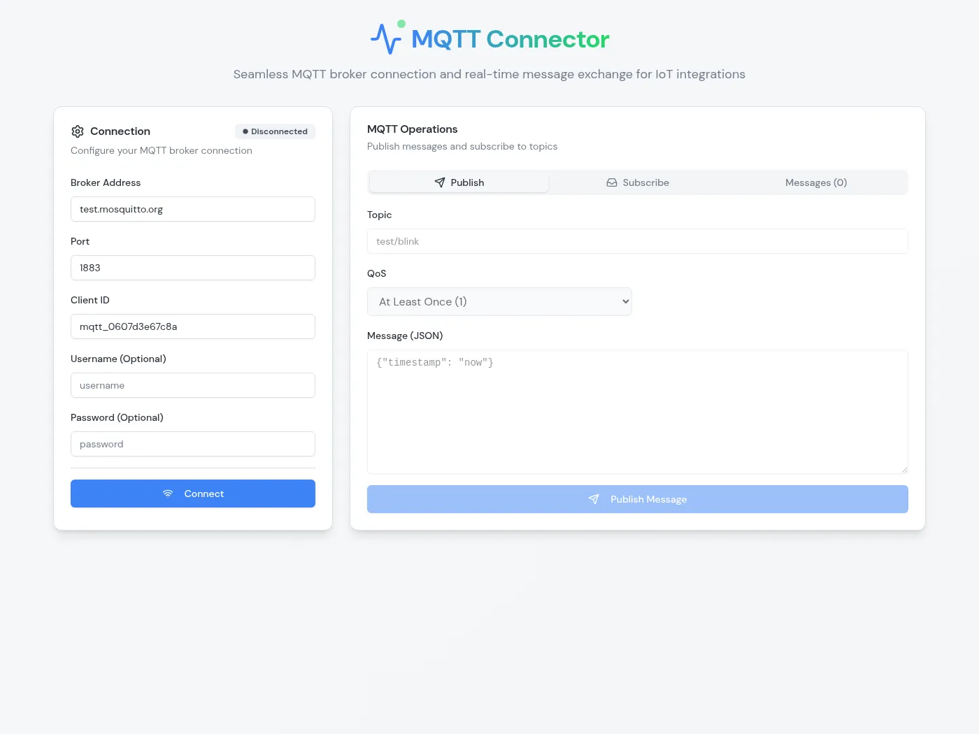 MQTT Connector for Python