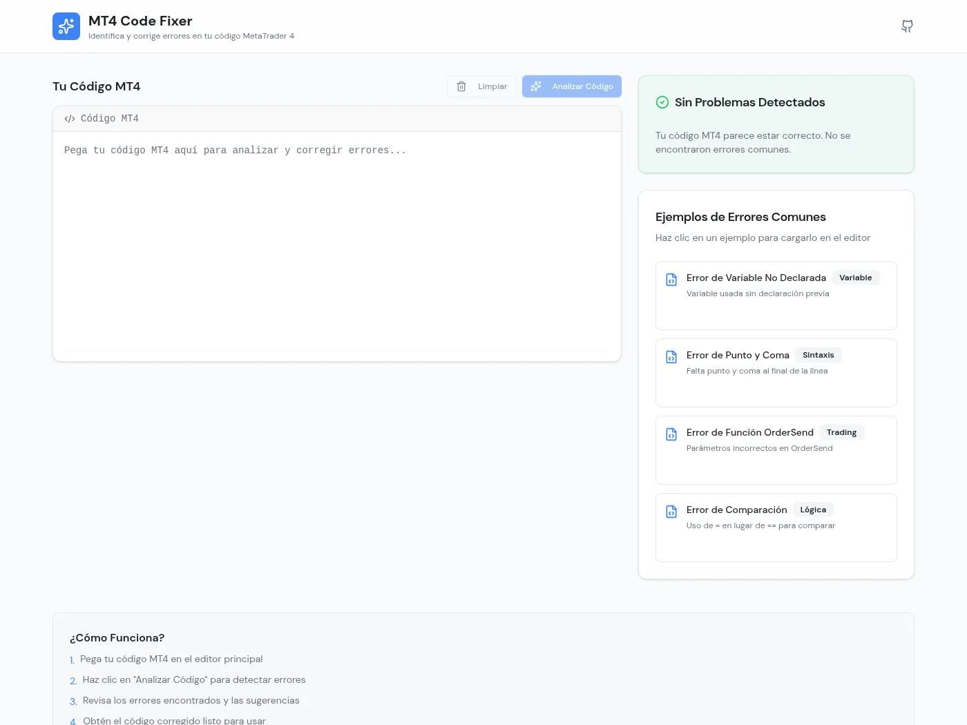 MT4 Code Fixer