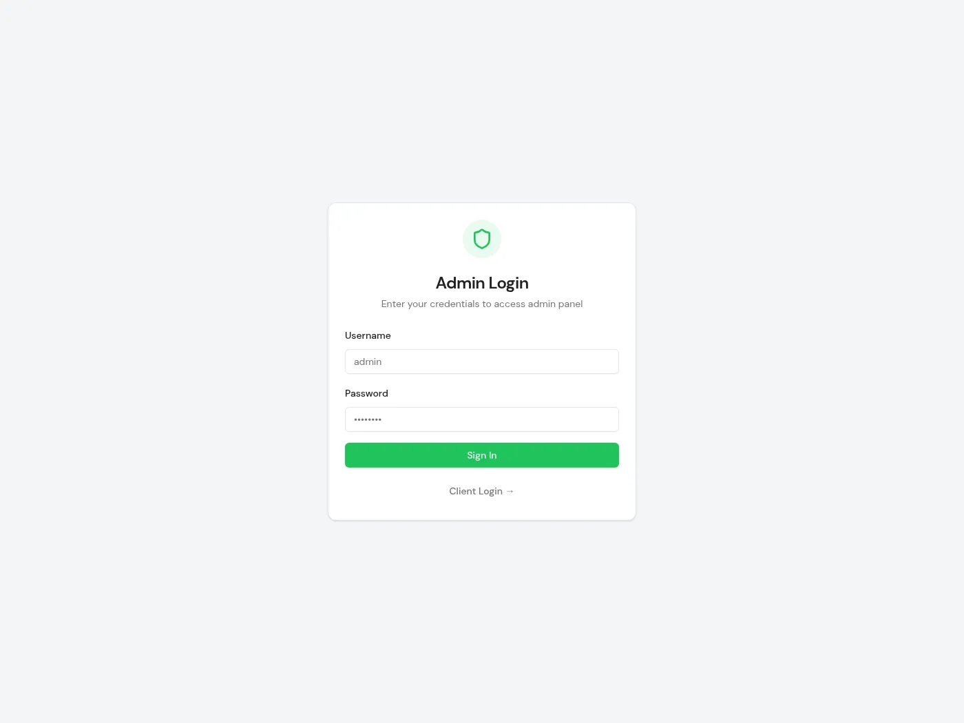 Multi-Client Chatbot Console with Admin and Client Portals