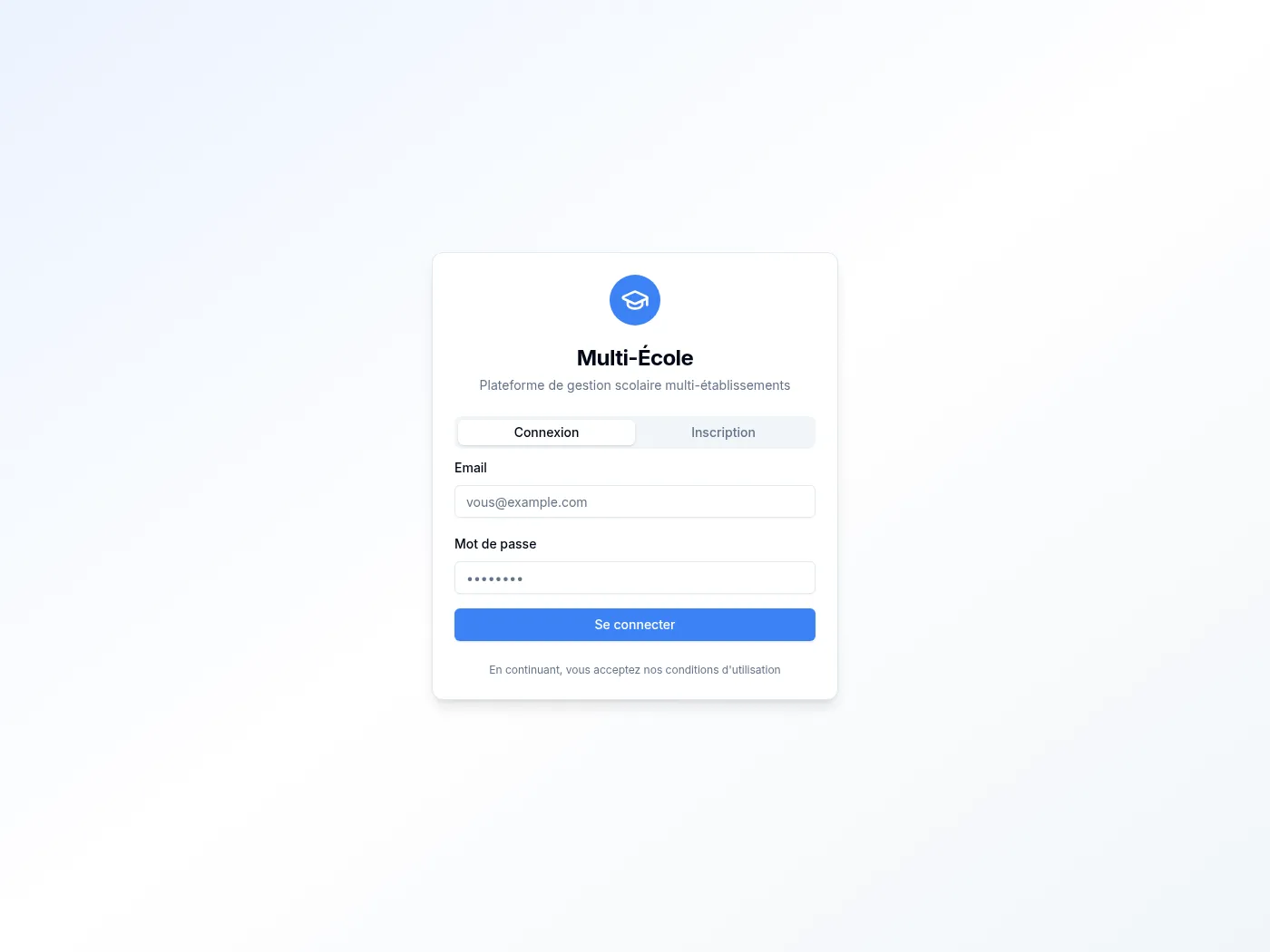 Multi-École : Plateforme complète de gestion scolaire multi-établissements