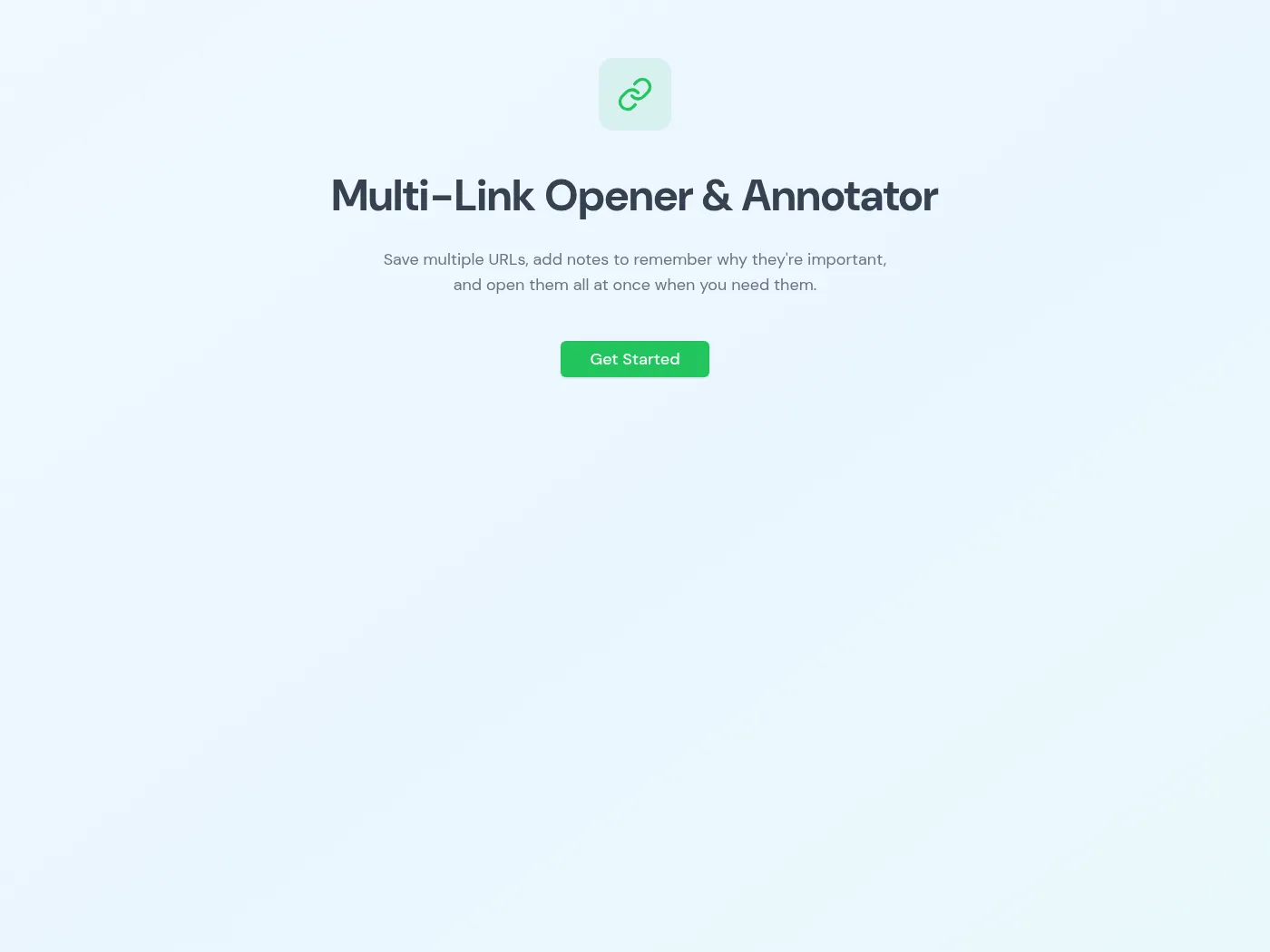 Multi-Link Opener and Annotator