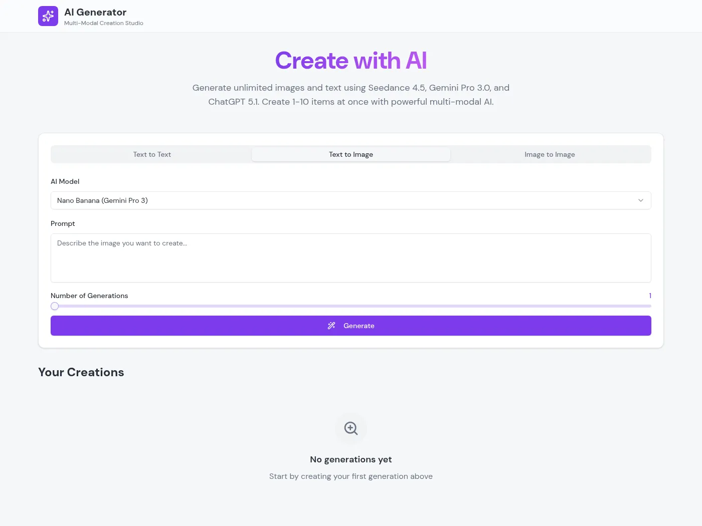 Multi-Modal AI Image and Text Generator Web App (Remix) (Remix) (Remix)