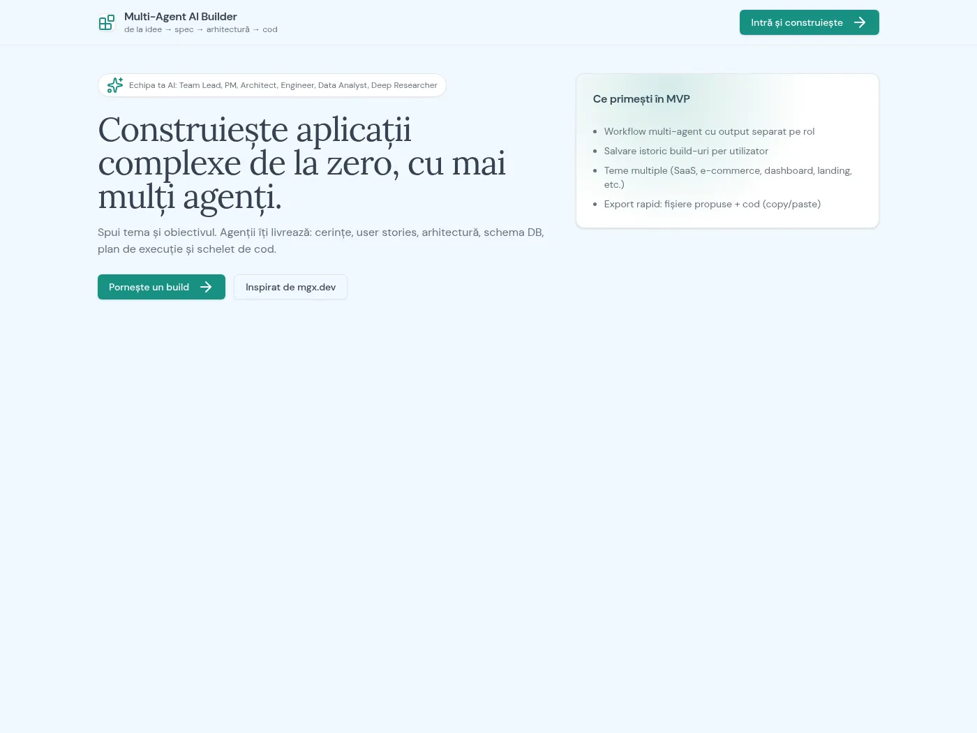 Multi-Agent AI Builder