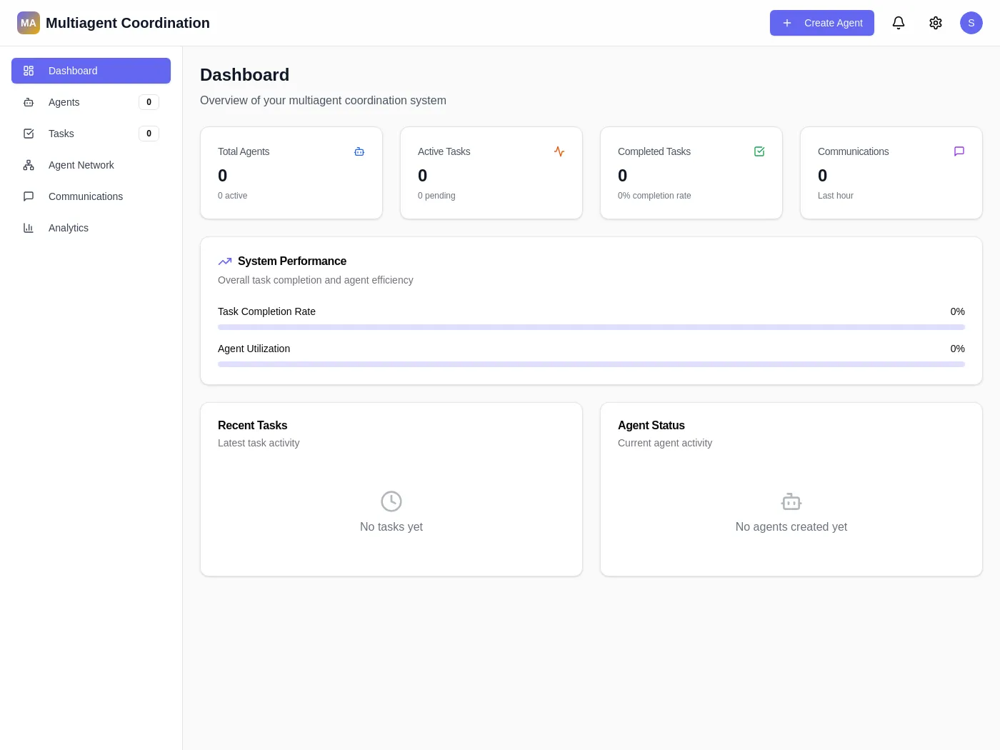 Multiagent Coordination App