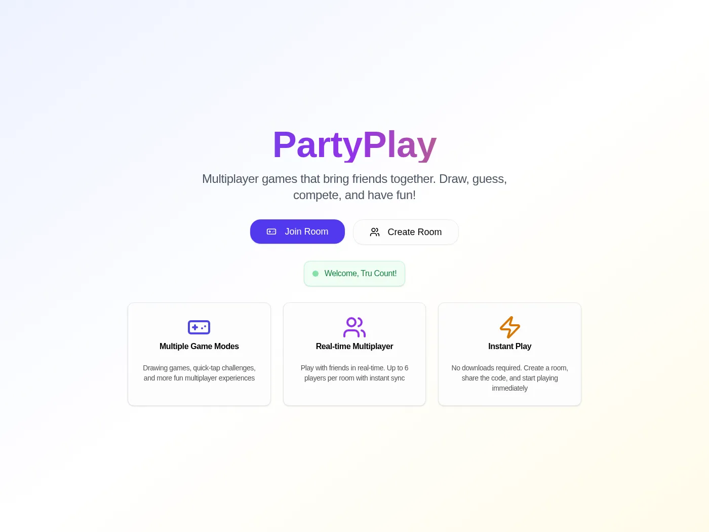 Multiplayer Web Game Platform
