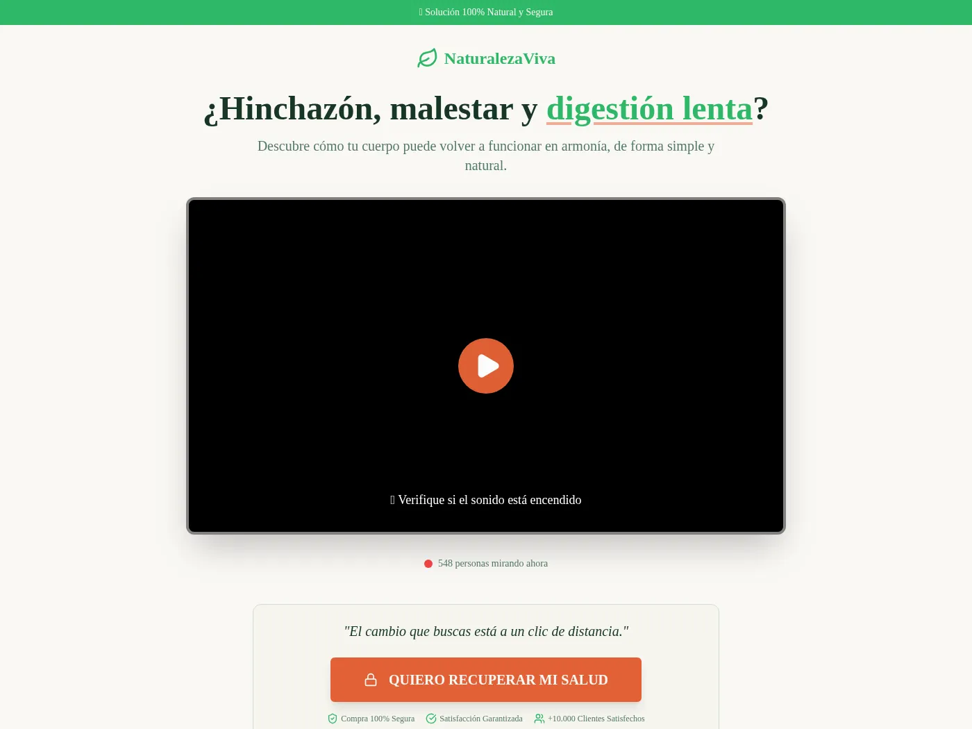 NatureFlow Inspired Web Experience