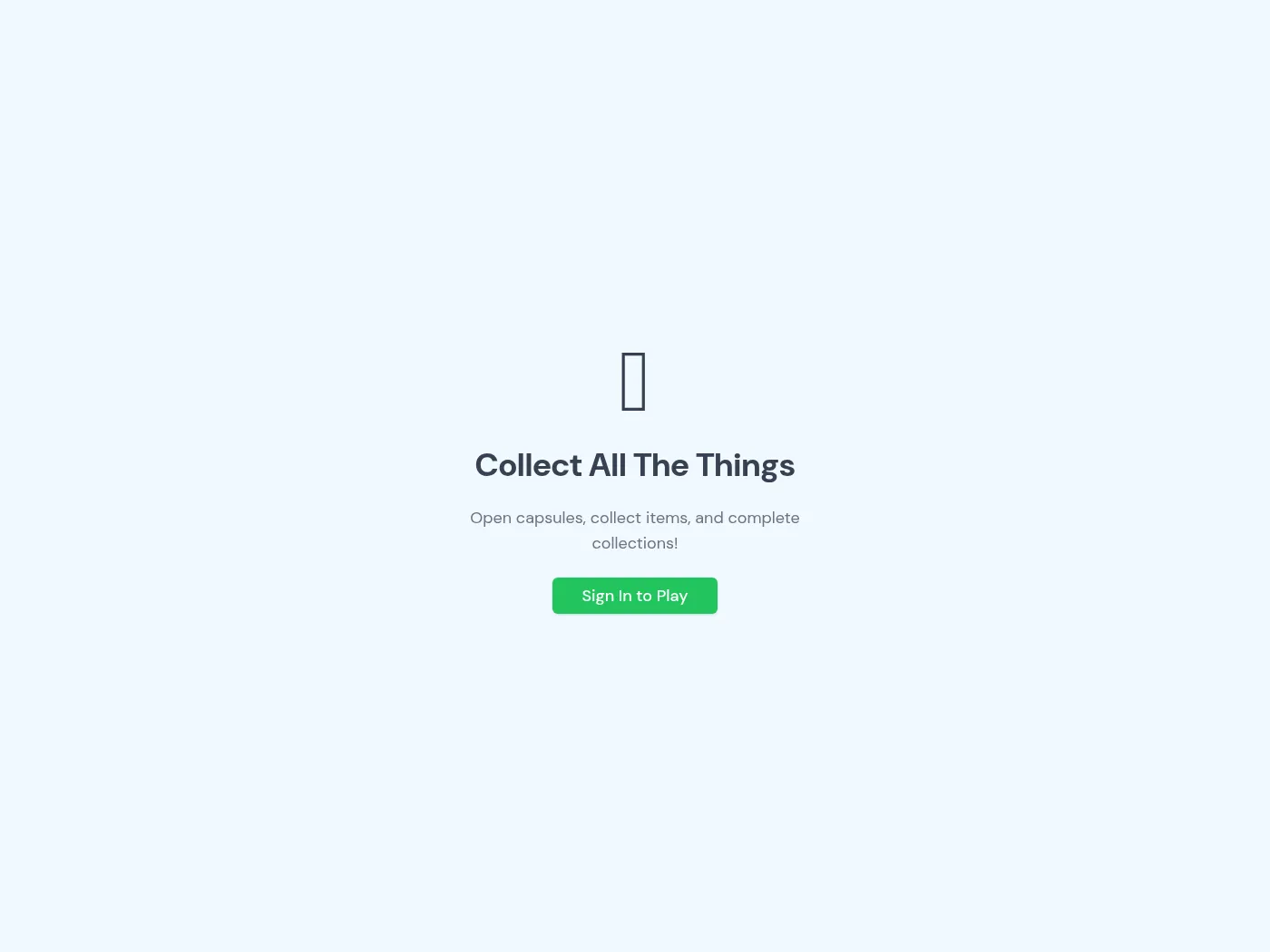 Nested Collection Web Game