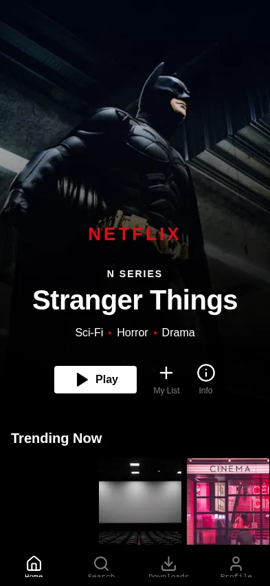 Netflix Clone in React Native