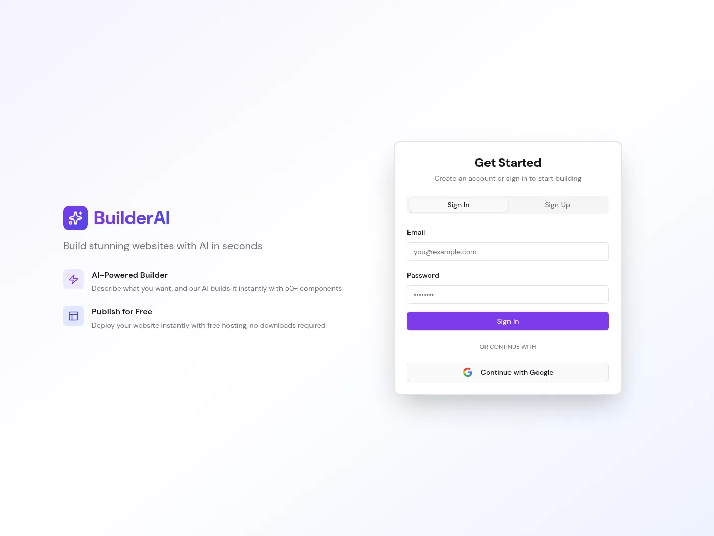 Next-Gen No-Code Web Builder