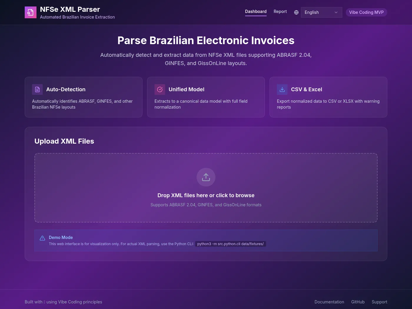NFSe XML Parser CLI – MVP for Automated and Unified Brazilian Electronic Service Invoice Extraction