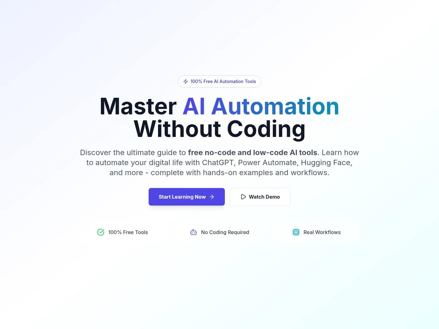 No-Code & Low-Code AI Automation Toolkit: The Ultimate Free AI Workflow Starter Guide