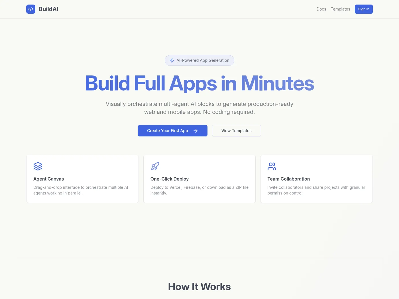 No-Code Multi-Agent AI App Builder (Remix)