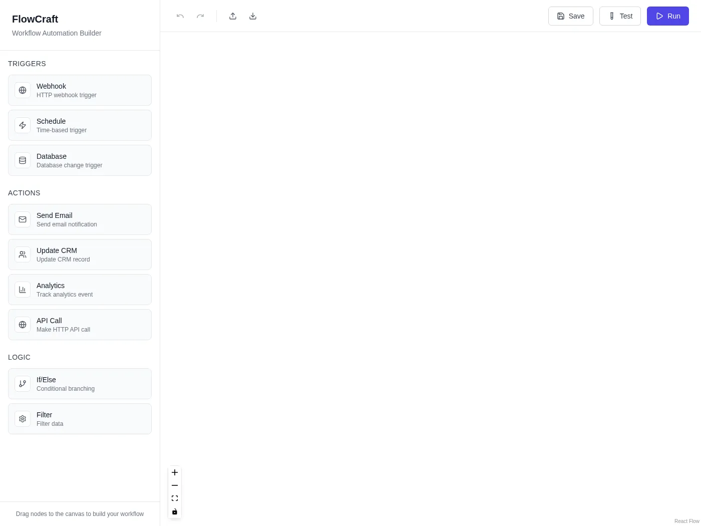 No-Code Workflow Automation Builder