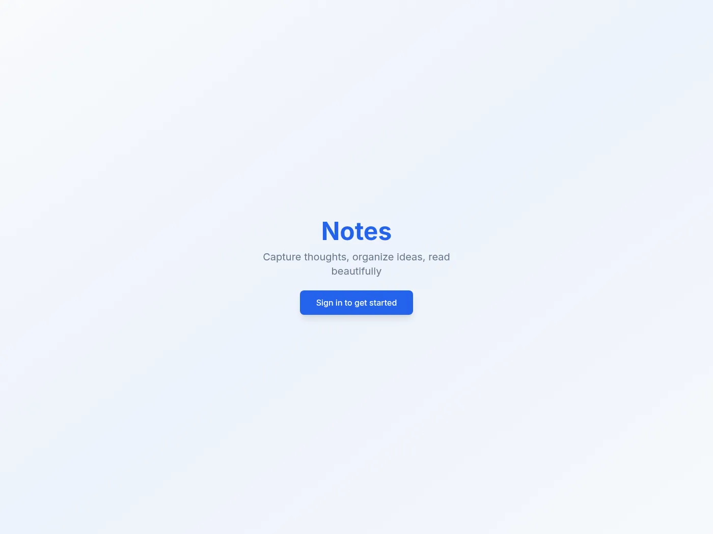 Note Taking and Reading Web App