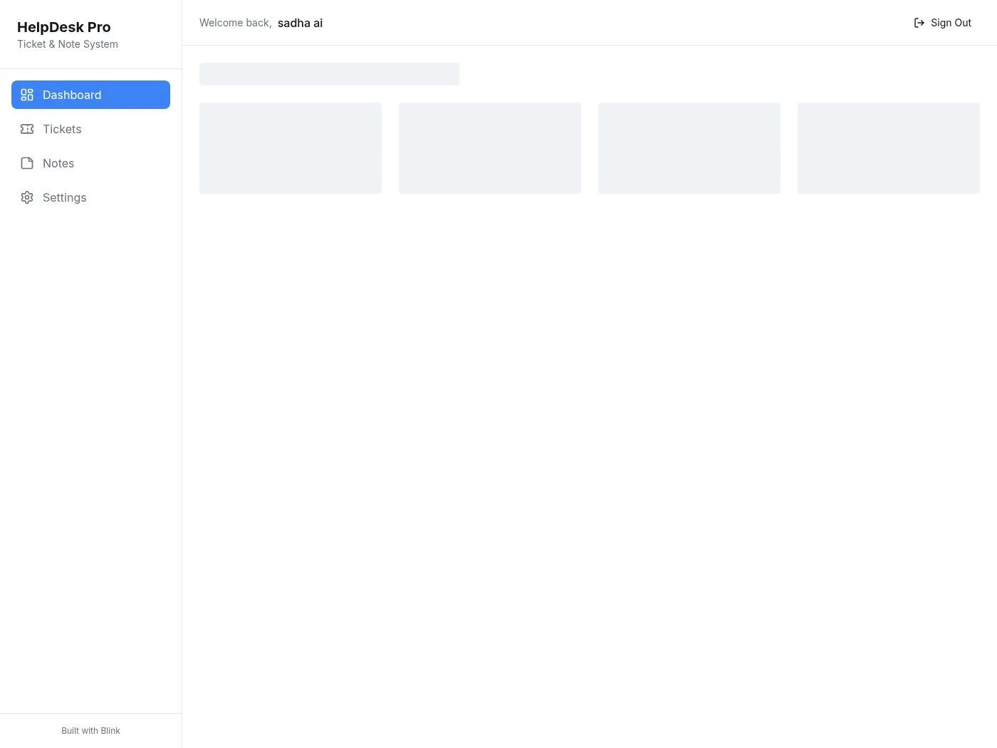 Notepad and Help Desk Ticketing System