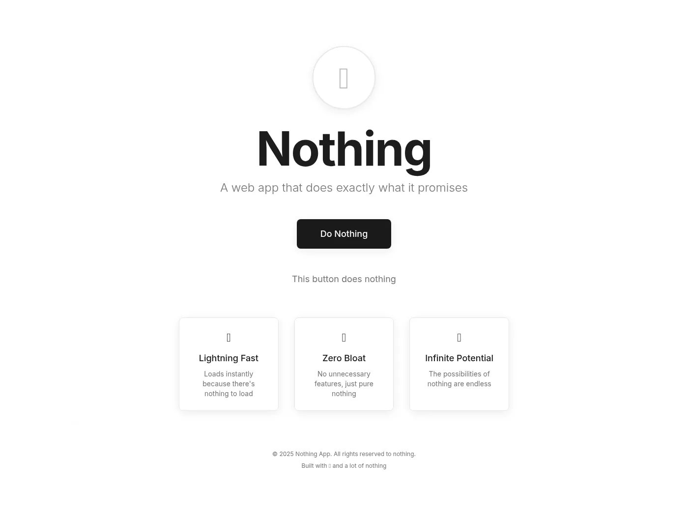 Nothing App