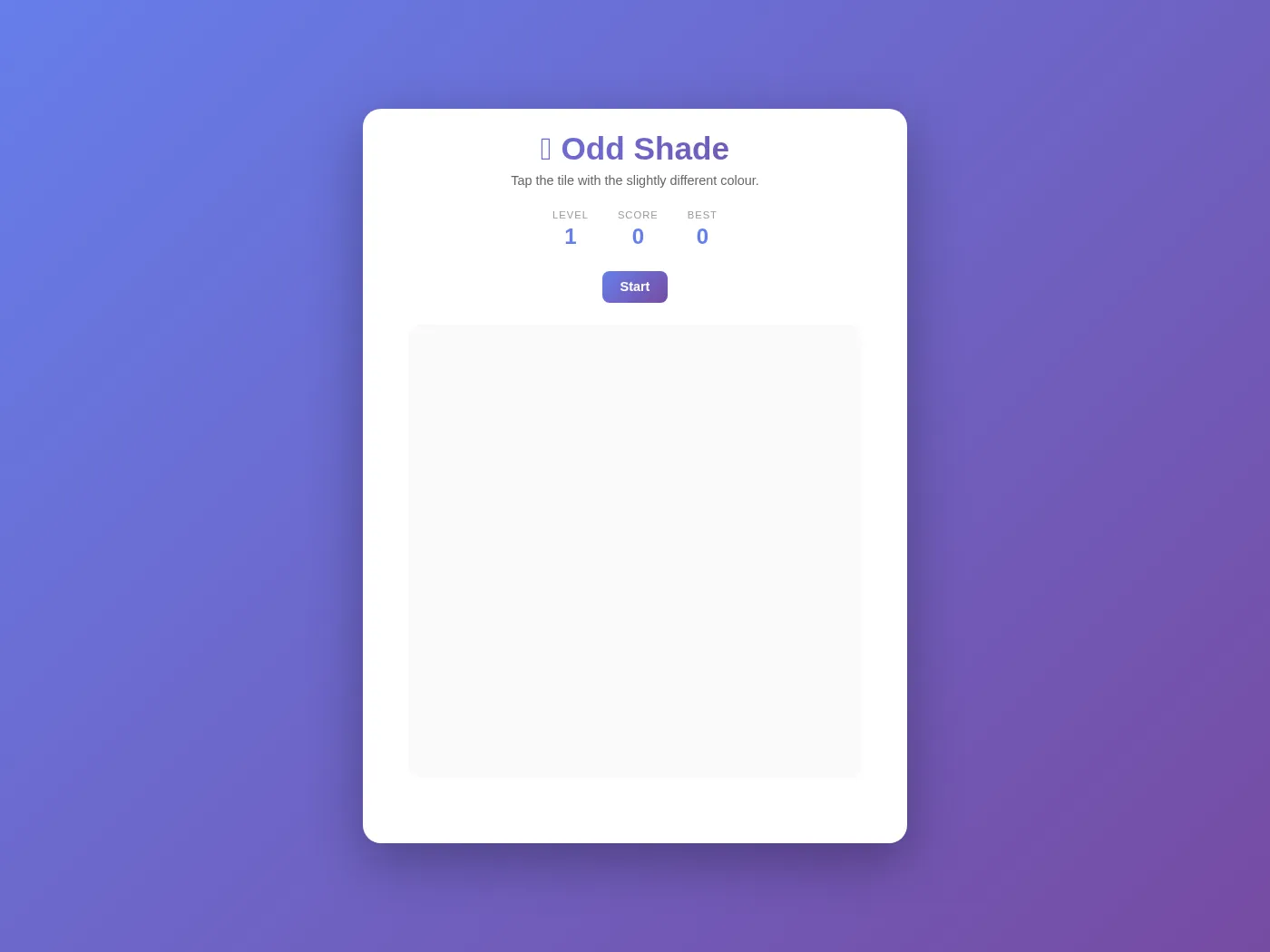 Odd Shade Web Game