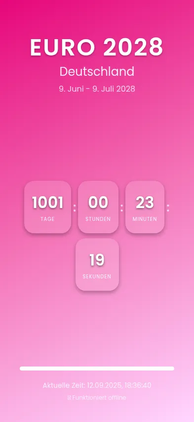 Offline EM Countdown Mobile App