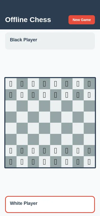 Offline Local Multiplayer Chess for Android