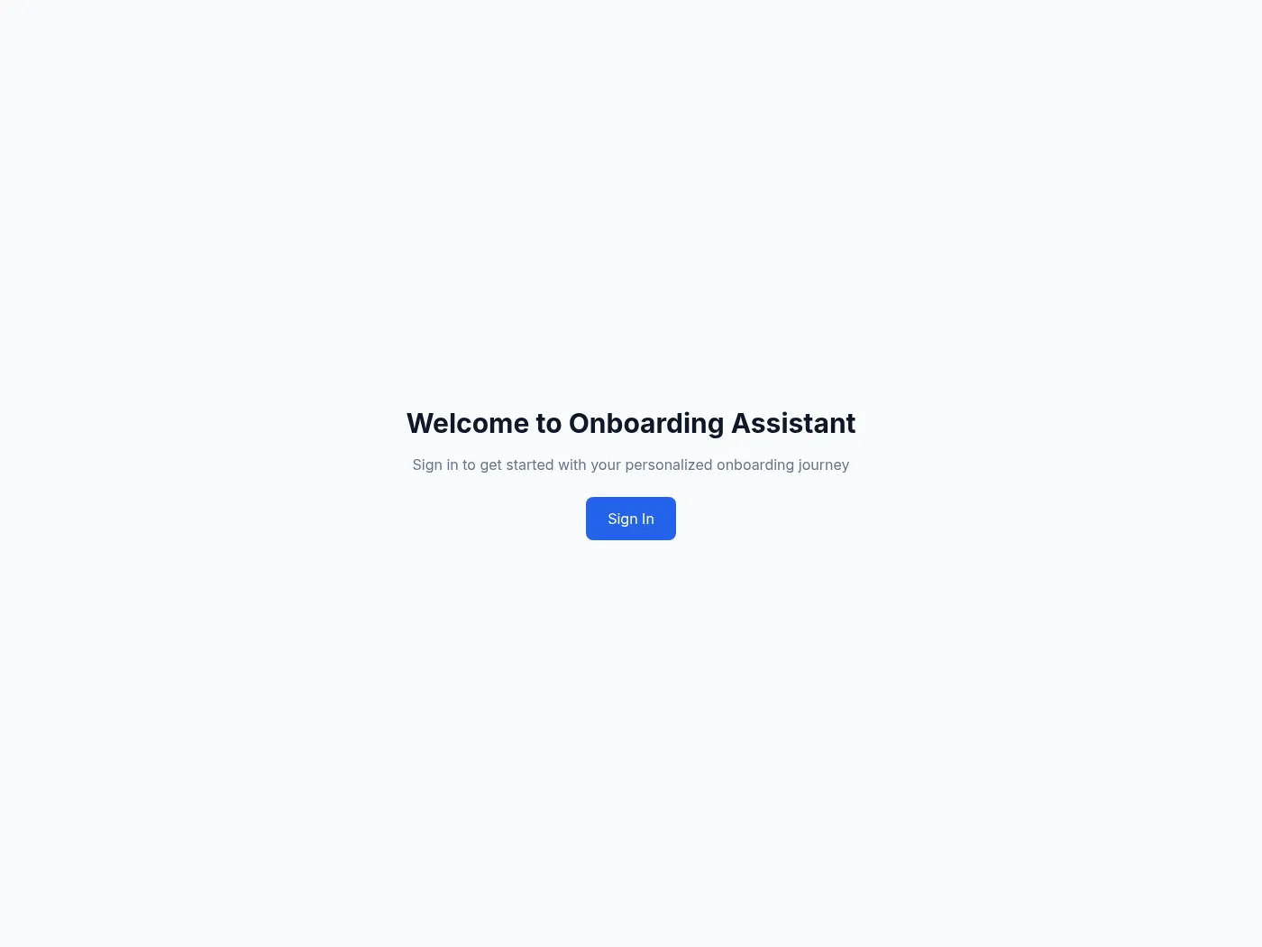 Onboarding Assistant Agent for New Hires